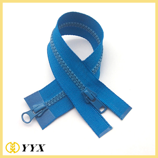 Factory wholesale custom length and color resin zipper, giant zipper