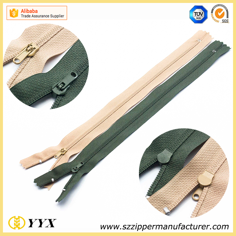 #3 #5#8Cheap waterproof zipper nylon waterproof zipper bags invisible ...