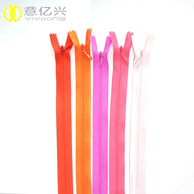 Zipper factory wholesale long chain nylon invisible zipper 60cm-Nylon ...